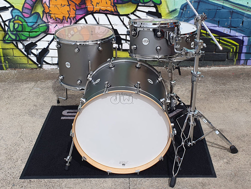 DW Design Series Limited Edition 22" 4 Piece Shell Kit - Titanium Sati ...