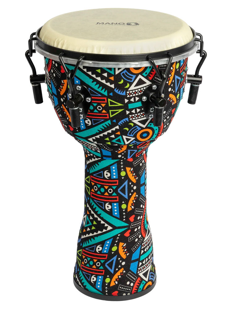 Mano Percussion 10" Tuneable ABS Djembe Aztec Disco – Drummers Paradise