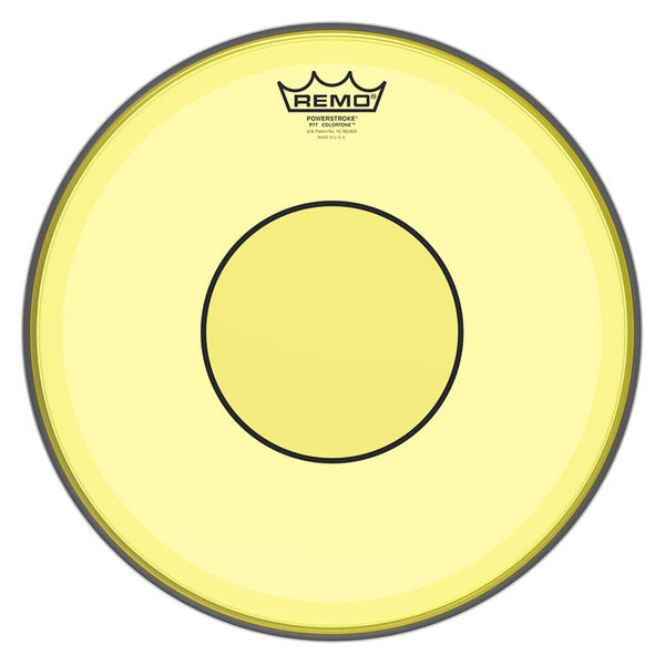 Remo Powerstroke 77 Colortone Yellow 14" Drum Head – Drummers Paradise